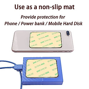 DGBGoo Silicone Suction Cups for Phone Case Self-Adhesive Mount - Hands Free Mobile Accessory Holder for Videos and Selfies - Anti-Slip Silicone Suction Pads (Pack of 10)(Black)