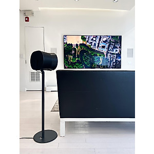 ynVISION.DESIGN Fixed Height Floor Stand Compatible with SONOS Era 100 and Era 300 - Black 2 Pack (Pair)