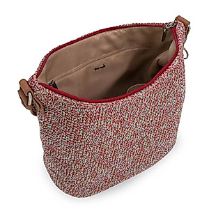 The Sak Sequoia Crochet Hobo (Red Static)