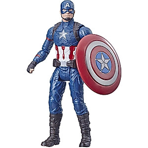 Avengers Marvel Captain America 6"-Scale Marvel Super Hero Action Figure Toy