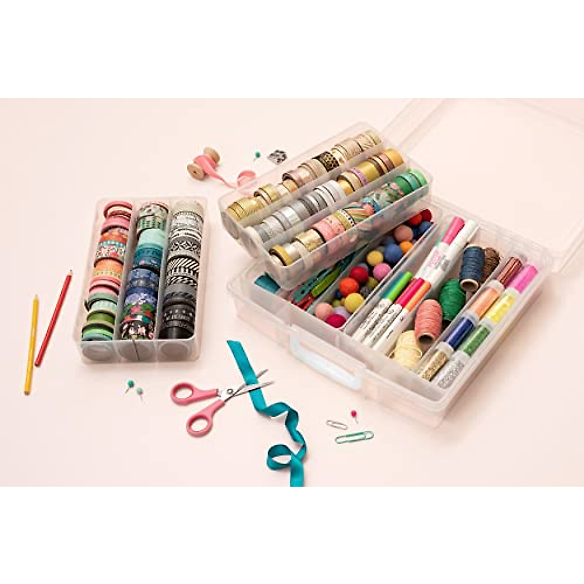 We R Memory Keepers Clear WASHI Storage BIN