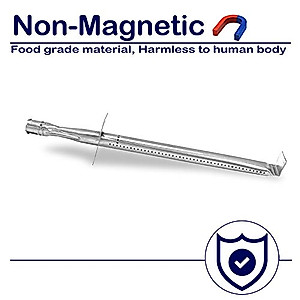 YOUFIRE Gas Burner Tube 17 inch Stainless Steel Grill Replacement Parts for Vermont Castings CF9030, CF9080, VM400XBP; Jenn Air JA460, JA461, JA580, 4 Pack BBQ Grill Pipe