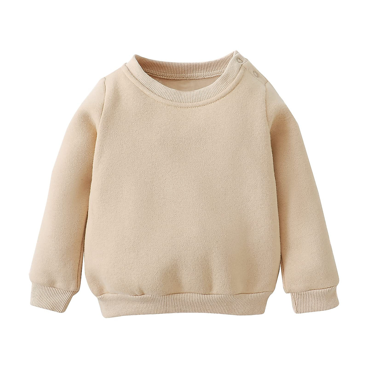 SOBOWO 5t Sweatsuits Toddler Boy Sweatshirt Baby Boys Winter Clothes Long Sleeve Pullover Sweatshirt Pants 2Pcs Kids Winter Outfits Set (Beige, 4-5T)