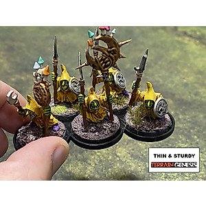 25mm 5-Model Cloud Formation Movement Tray | Pack of 8 | Terrain Genesis