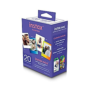 Fujifilm Instax Mini Variety Film Value Pack 20 Count