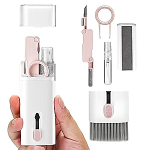 anngrowy Cleaner Kit for Airpod Bluetooth Earphones Earbud Airpods 2 Pro 2023 Keyboard Cleaner Brush Electronic Cleaning Kit for Laptop iPhone Computer Screen Headset Charging Case Cleaning Pen Tools