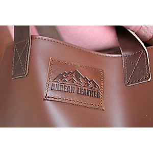 Andean Leather - Leather Firewood Carrier, Log Carrier for Firewood, Firewood Bag