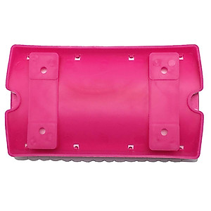 Fbshicung 30 Positions Floss Organizer Embroidery Shelf Thread Organizers for Cross Embroidery Thread Holder with 4Pcs Replaceable Paper Card Needle Holder (Rose)