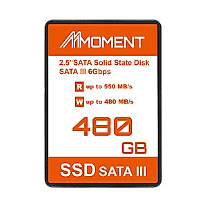 MMOMENT MS25 512GB M.2 2280 SATA III 6Gb/s Internal Solid State Drive SSD (up to 500MB/s)