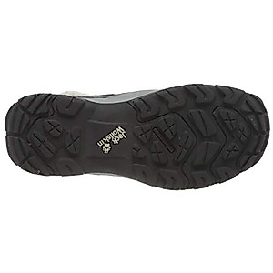 Jack Wolfskin Women's Aspen Texapore Mid W Hiking Boot, White/Silver, 7.5