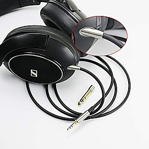 NewFantasia Replacement Audio Upgrade Cable Compatible with Sennheiser HD598, HD558, HD518, HD598 Cs, HD598 SR, HD599, HD569, HD579 Headphones 3meters/9.9feet