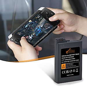 Pickle Power PSP 3000/2000 Battery with PSP Charger Cable for PSP 3000 / PSP Slim 2000 PSP-S110,PSP-3001, PSP-3000, PSP-3002, PSP-3004, PSP-2001, PSP Slim Console