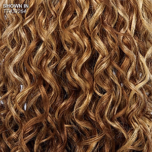 Especially Yours Arianna Headband Wig On-Trend Mid-Length Wig with Soft Curls and Great Volume/Runway Shades of Black and Brown