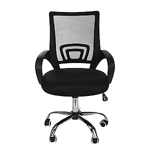 Executive Computer Office Home Task Adjustable Swivel Chair Stool with Arms,Breathable Mesh,Adjustable Height,Ergonomic Lumbar Support(Ship from US!)