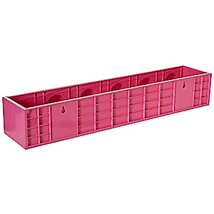 ROOM Copenhagen, Lego Book Rack - Decorative Floating Shelf Storage - Pink