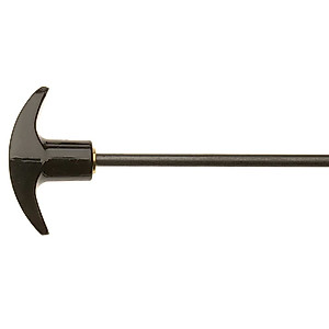 KleenBore OP106 Classic One-Piece 6.5-Inch Stainless Steel 0.22-0.45 Caliber Handgun Cleaning Rod,Black