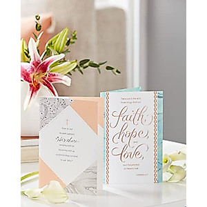 American Greetings Religious Sympathy Card (Faith, Hope, and Love)