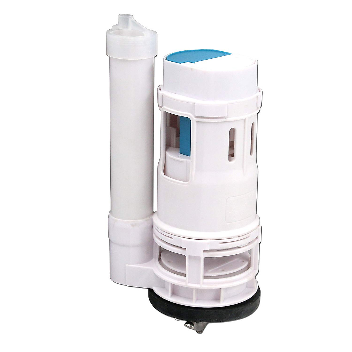 T Tulead Toilet Push Flush Valve Dual 185mm/7.28" Push Button Fill Valve Fit for Drainage Hole 64mm/2.5"