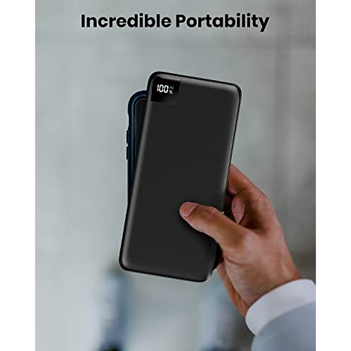 Bilivein Power Bank Portable Charger - 27000mAh Portable Phone Charger 22.5W Fast Charging PD QC3.0 External Battery Pack with 4 Outputs for iPhone, Samsung, Tablets