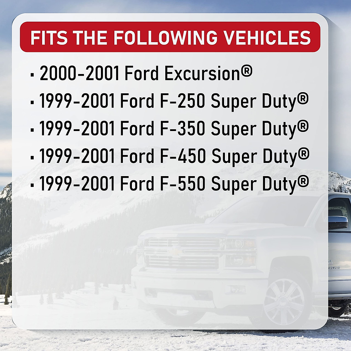Replacement Dash Cup Holder - Graphite Gray - Compatible with Ford Vehicles - 1999-2001 - F250, F350, F450, F550 Super Duty, Excursion - Replaces YC3Z-2513560-CAD, YC3Z2513560CAD - Console Cup Holder