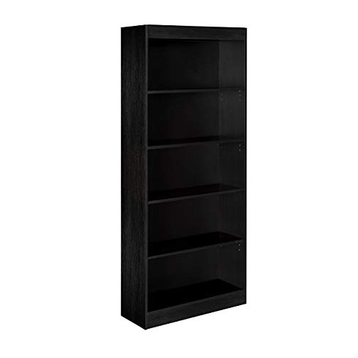 OneSpace Essentials 5-Tier Bookshelf, Black