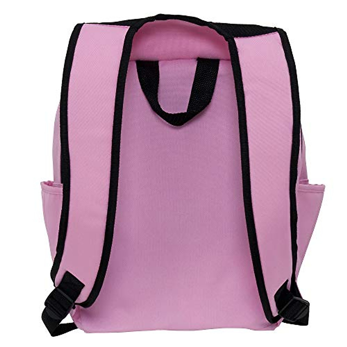 Daniel Tiger's Neighborhood Hearts Personalized Backpack with Custom Name Printed on Pink Book Bag | Zippered Compartments and Side Water Bottle Pockets | Youth Size School Bag