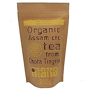 Organic Assam Tea by Mana Organics - a Strong Tea that Pairs Great with Milk. AKA an Organic Black Tea Assam made CTC Tea style.