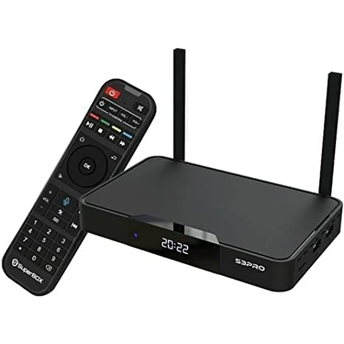 Paioisl New 2023 S3 PRO Android 9 32GB Smart TV Box 6k Ultra HD Built-in Voice Control System