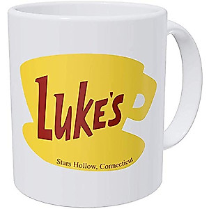 Thinker Art Funny coffee mug - 11OZ Ceramic - Luke's Diner. Best gift or souvenir.