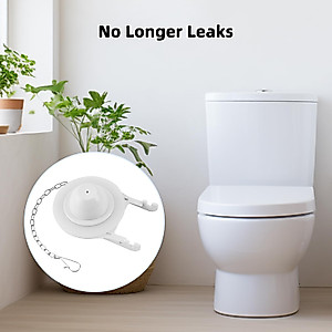 iFealClear 3-Inch Toilet Flappers Replacement -Compatible with American Standard Toilet, High Performance Toilet Flapper 3 inch, Water Saving Toilet Tank Flapper, Fits Most Toilets, White