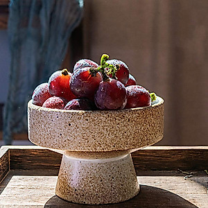 Cabilock 1pc Fruit Tray Cake Serving Stand Centerpiece Bowl Salad Fruit Bowl Cake Serving Platter Chip Bowl Cupcake Display Stand Storage Tray for Snack Fruit Ceramics Porcelain Plate Candy