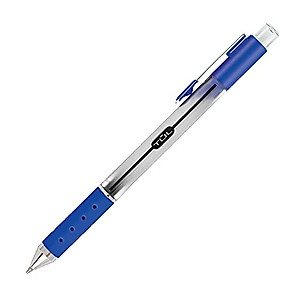 TUL Retractable Gel Pens, Bullet Point, 0.7 mm, Gray Barrel, Assorted Standard Ink Colors, Pack Of 8