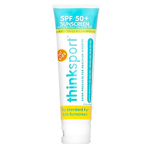 thinksport Kid's Safe Sunscreen, SPF 50 Plus, 3 Fluid Ounce
