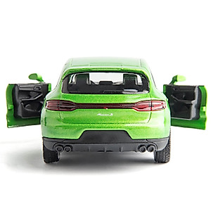 RMZ City 1:36 Scale Diecasting Alloy Car Model Porsche McCann Toy Car, Pull Back Vehicles Toy Car for Toddlers Kids Boys Girls Gift (Green)