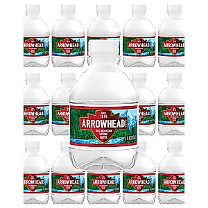 Diamond coast Arrowhead spring water 8 fl oz, total 15 bottles, total 120 fl oz