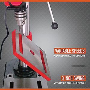 Ironton Benchtop Drill Press - 5-Speed, 8in. 1/3 HP