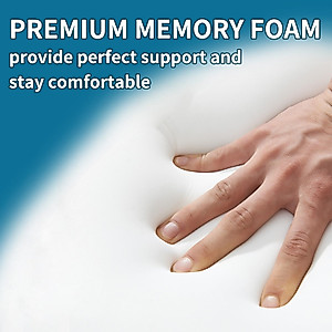 KINGLETING Car Seat Cushion with Memory Foam and Breathable Honeycomb Mesh - Comfortable, Supportive, and Non-Slip Universal Seat Pad for Leg Pressure and Back Pain Relief (Seat and Back)