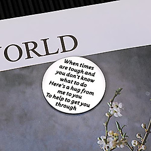 Pocket Hug Token Get Well Soon Gifts for Women Men Friendship Gifts for Women Friends Cancer Survivor Gifts for Women Birthday Graduation Gifts for Her Him Long Distance Relationship Christmas Gifts