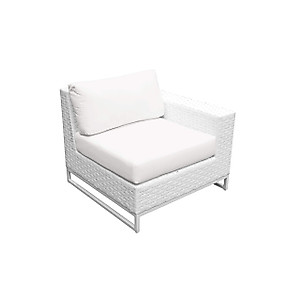 TK Classics Miami Seating Patio Furniture, Sail White