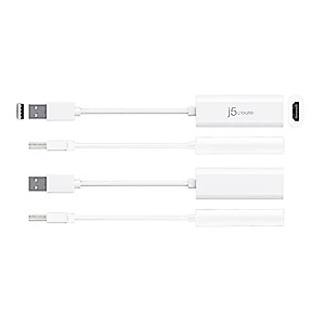 j5create USB to HDMI Display Adapter- USB to HDMI 1080P Cable Converter Adapter for Windows (JUA195)