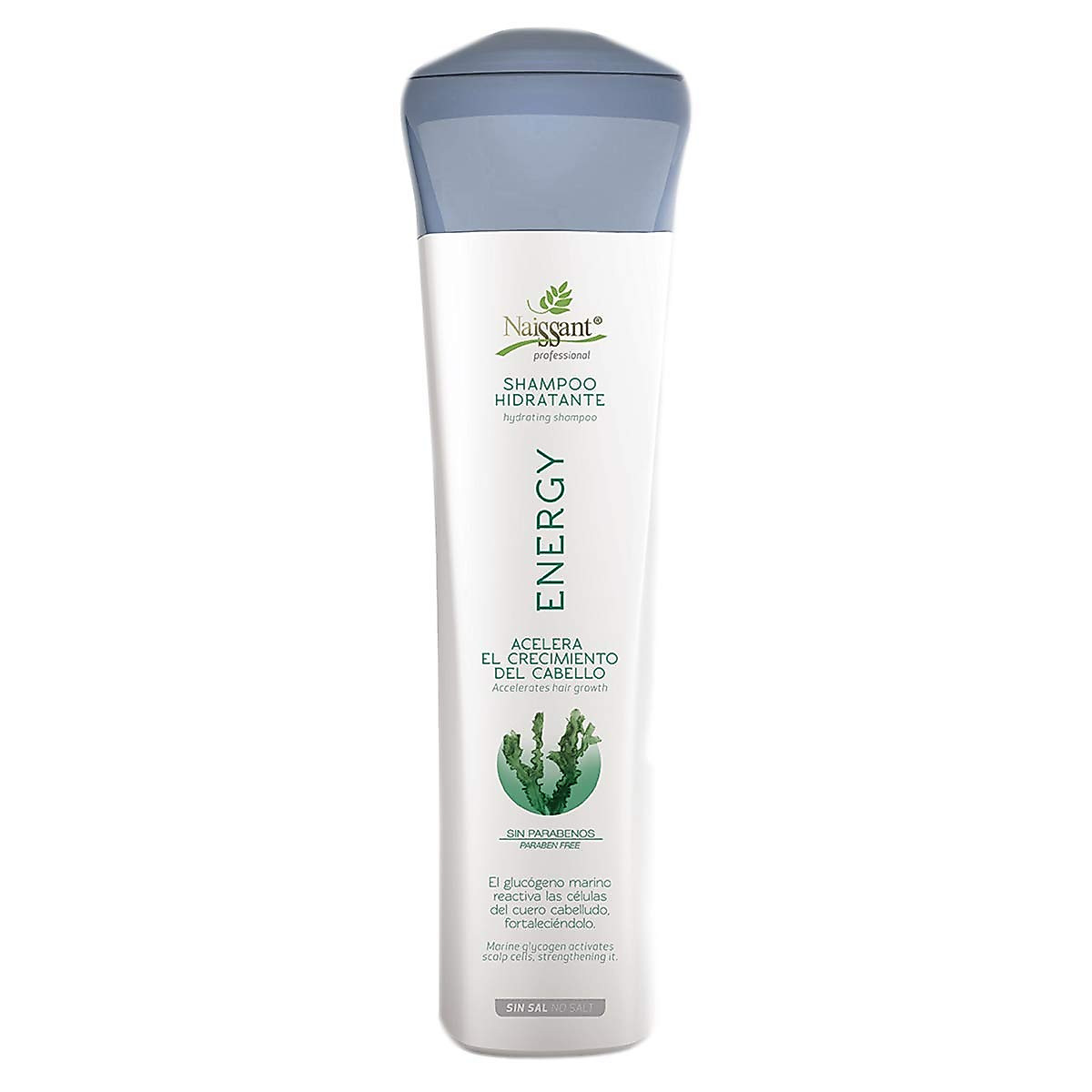 Naissant Energy Treatment Shampoo | Hair Growth Accelerator, Strengthener for Color Treated & Natural Hair | Enriched with Marine Glycogen & Natural Extracts to Prevent Hair Loss (10.1 Fl Oz)