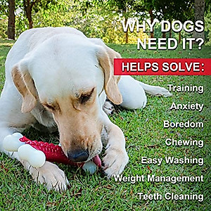 Kseroo Tough Dog Toys, Dog Toys for Aggressive Chewers Large Breed, Aggressive Chew Toys for Large Dogs, Dog Bone Chew Toy Nylon Durable Dog Toys for Large Dogs Dog Extreme Chew Toys Indestructible