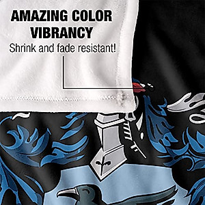 Harry Potter Ravenclaw Crest Black Silky Touch Super Soft Throw Blanket 36" x 58",Ravenclaw Crest