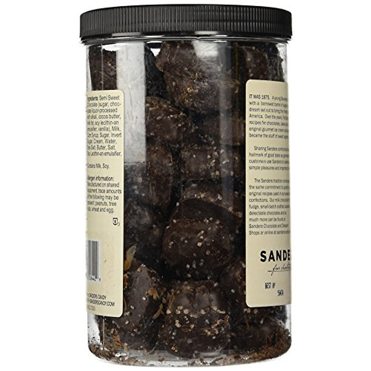 Sanders Dark Chocolate Sea Salt Caramels - 36 ounces (2.25 pounds)