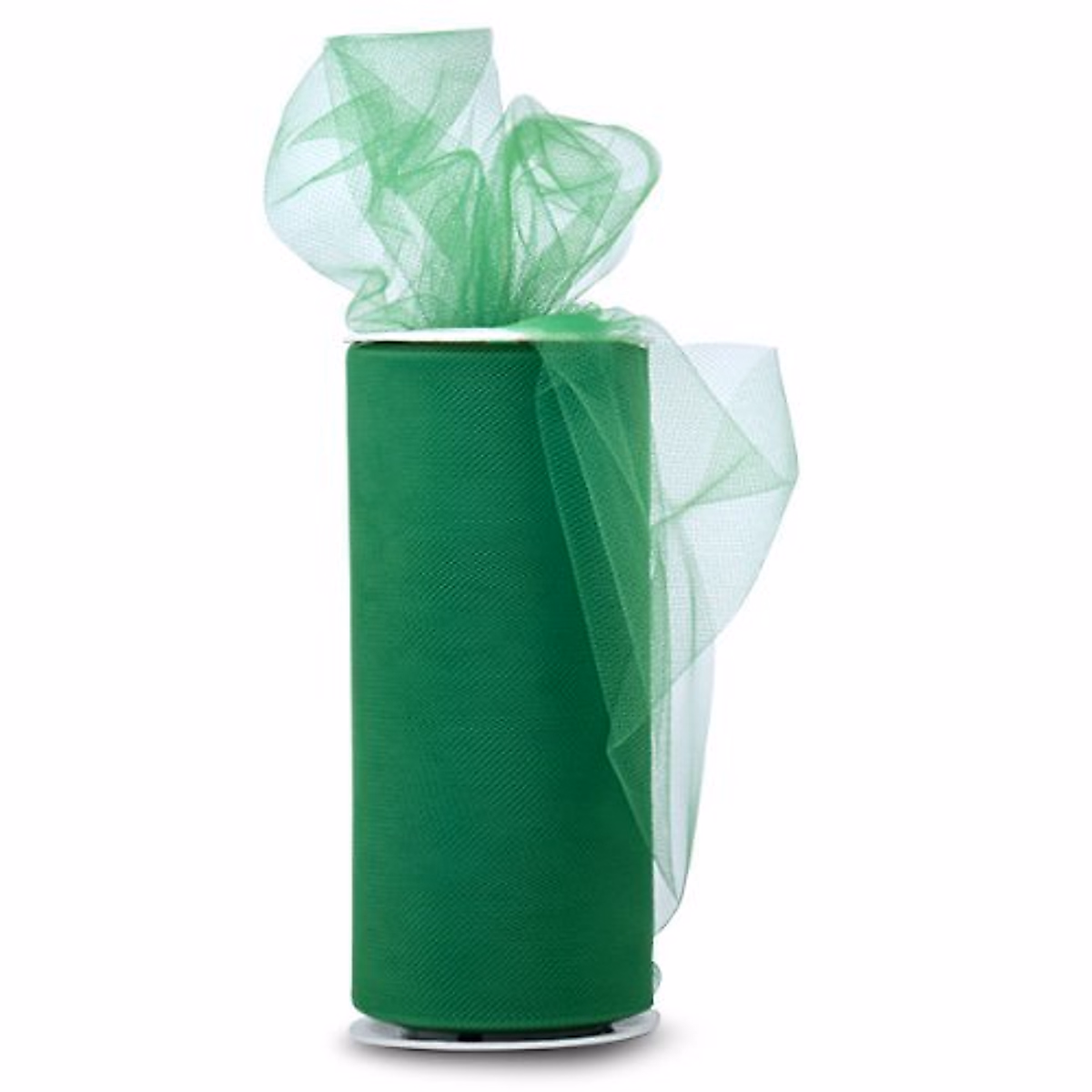 Holiday Colors Tulle Roll - 3 Holiday Colors Tulle Fabric Rolls, Classic Green, Red and Gold, 6 Inches by 25 Yards Each (75 feet).