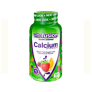 Vitafusion Calcium Gummies, 500 mg (2 Pack, 200 ct.)