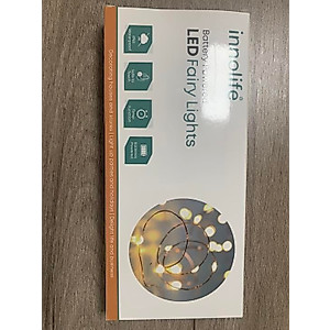 innolife 6 Pack LED Fairy String Lights Battery Operated with Remote Control & Timer, 10 Ft 30 LED Copper Wire Twinkle Lights for Bedroom Christmas Wedding Party Indoor Outdoor Decoration