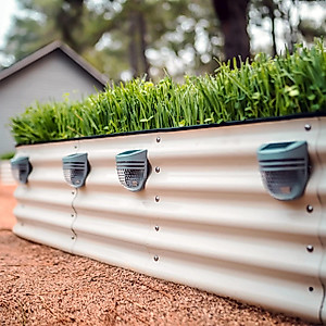 Vego garden Solar Garden Lights with Auto Sensors Magnetize Securely to Beds, IPX4 Waterproof Outdoor LED Light for Patio & Yard 8 Pack