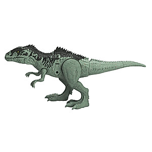Jurassic World 12-in Dinosaur Figure, Strike & Chomp Action, Sounds, Movable Joints, Great Gift for Ages 4 Years Old & Up