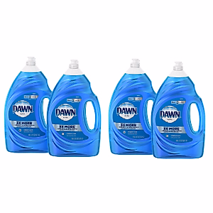 Dawn Ultra Dishwashing Liquid Dish Soap tGKCYn, Original Scent, 4 Count (56 Ounce)